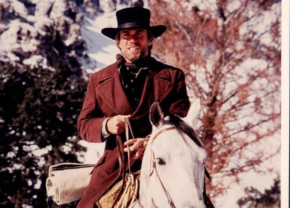 Pale Rider Clint Eastwood on horse back as The Preacher 24x36 Poster ...