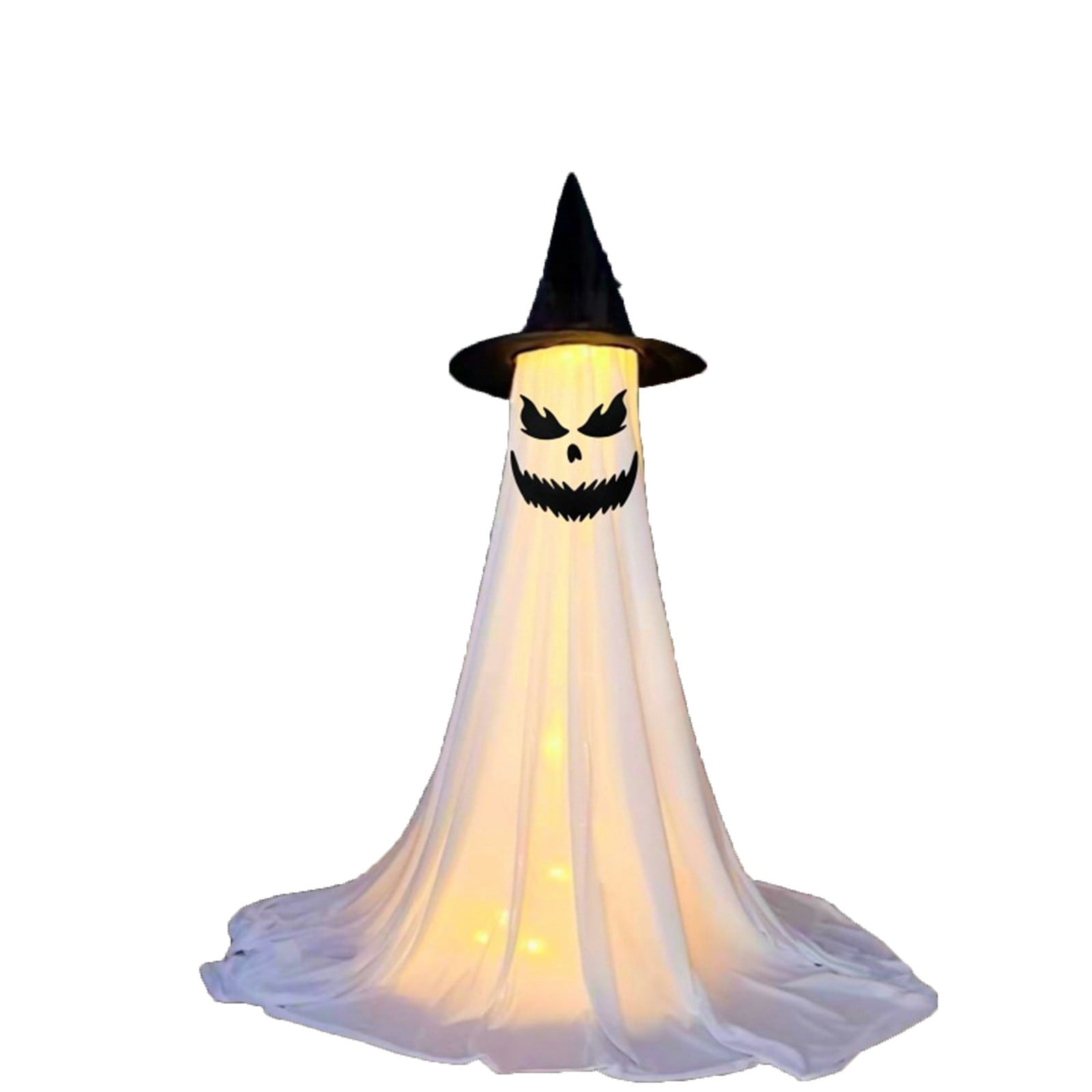 The Pale Watcher - Light-Up Standing Ghost Spooky Halloween Décor with ...