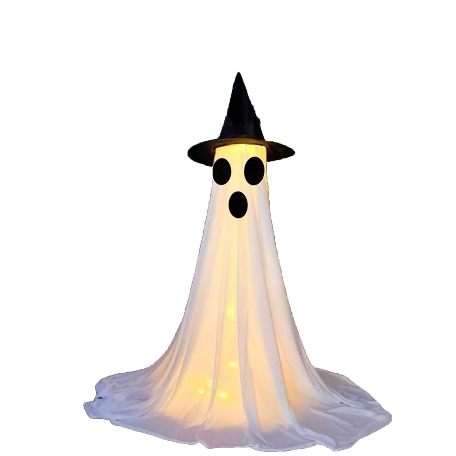 The Pale Watcher - Light-Up Standing Ghost Spooky Halloween Décor With ...