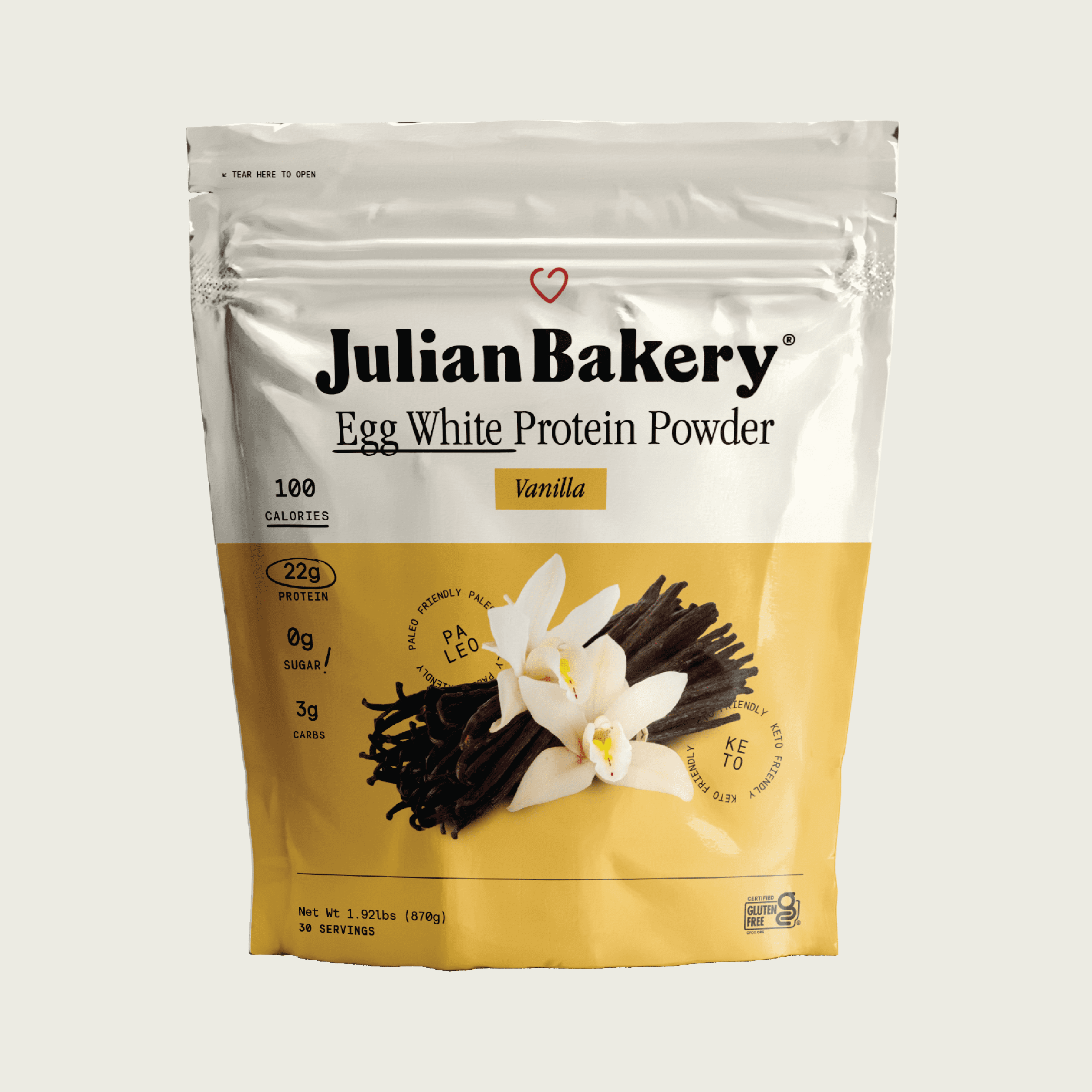 Paleo Protein® Powder Vanilla (Egg White Protein) - Walmart.com