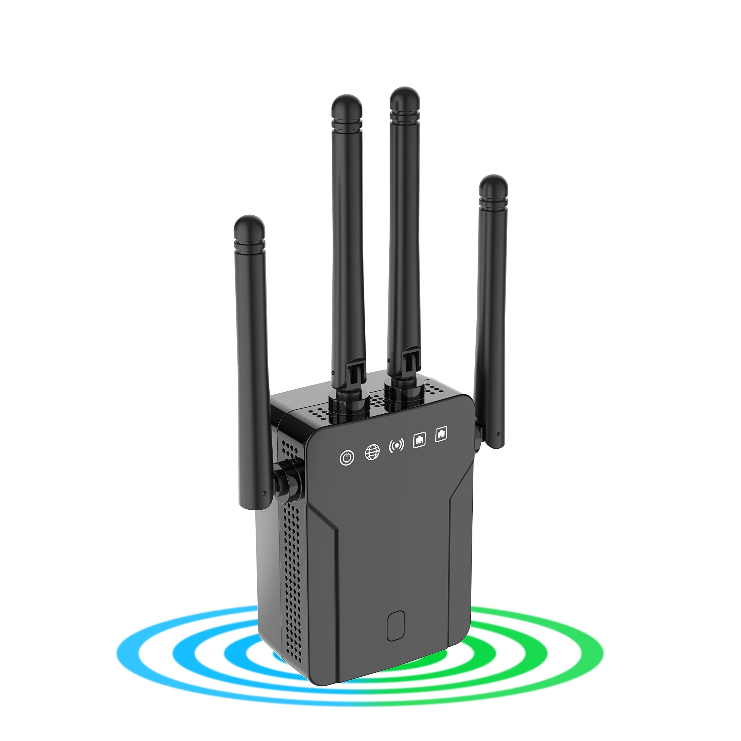 CINAMON WiFi Extender: Long Range Wireless Internet Booster, 360° Full ...