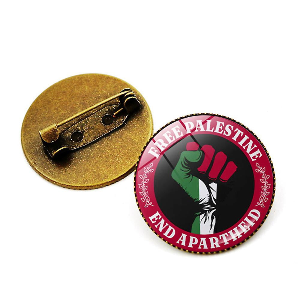 Palestine Badge Button Pin (size Is 1inch/25mm Diameter) Palestinian ...