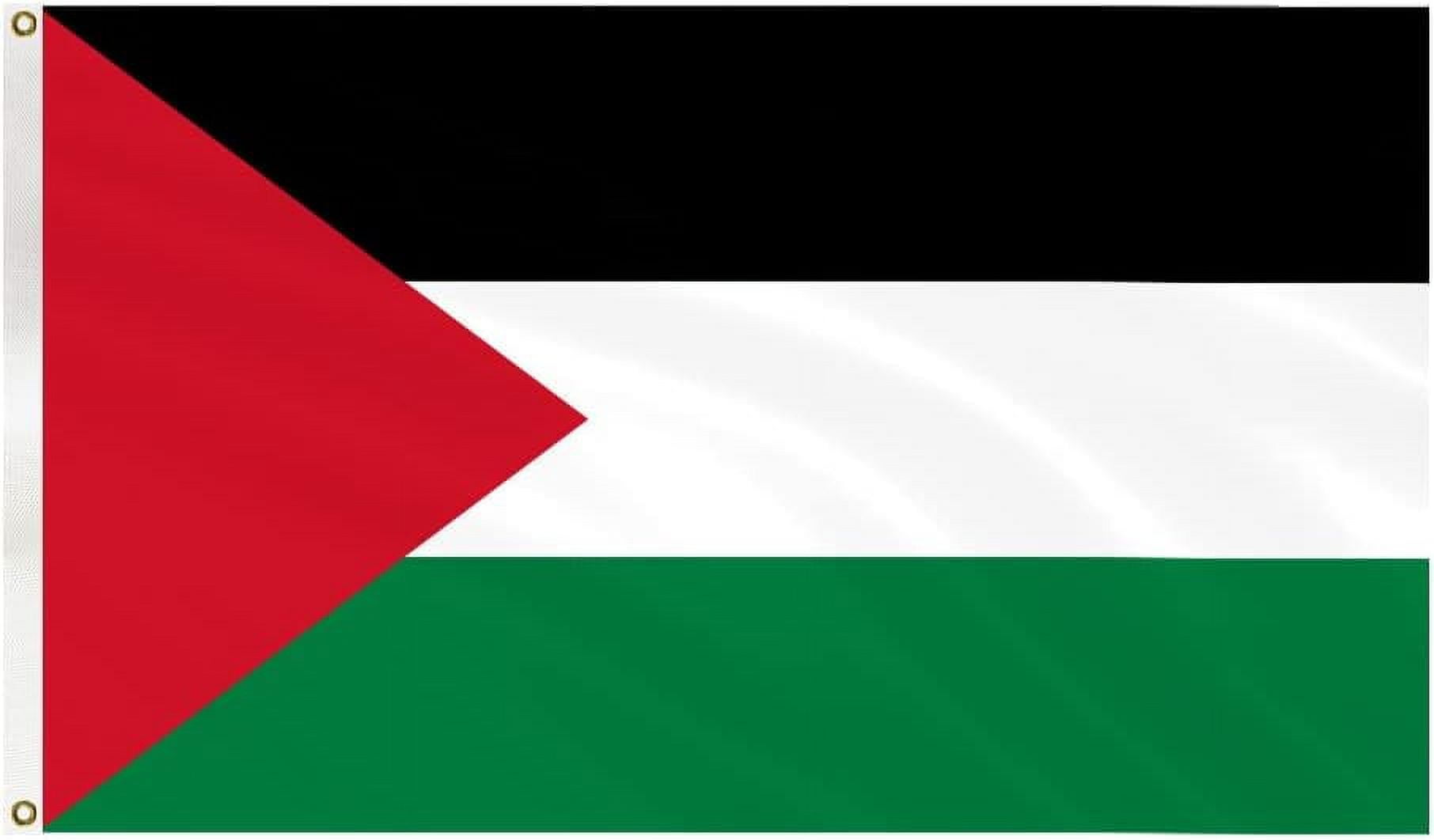 Palestine Country Flag Outdoor Indoor Decoration Flag with Brass ...