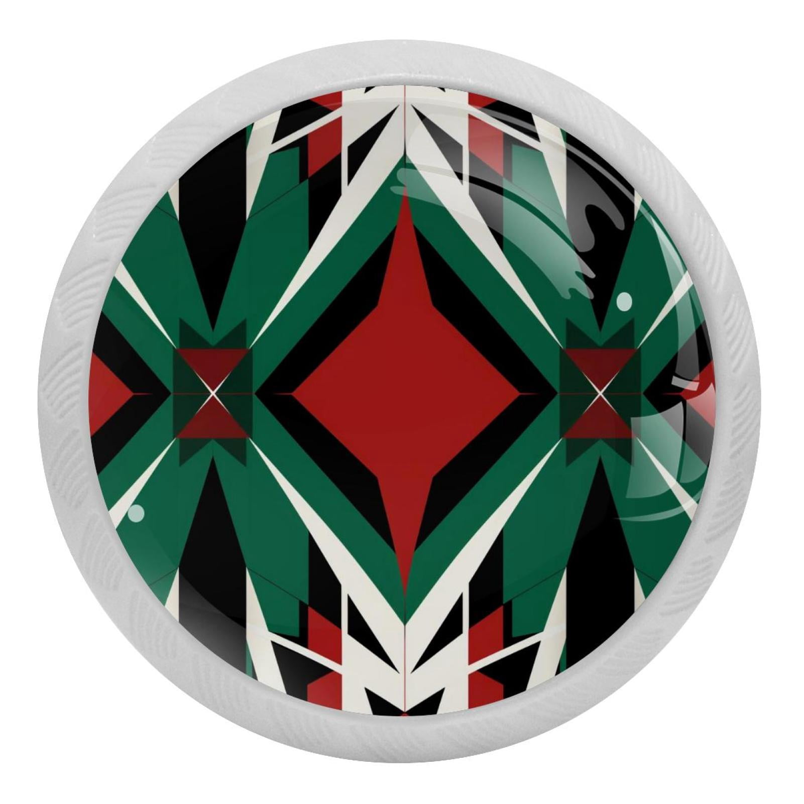 Palestine Country Pattern 4PCS Cabinet Knobs Pulls Fluorescent Drawer ...