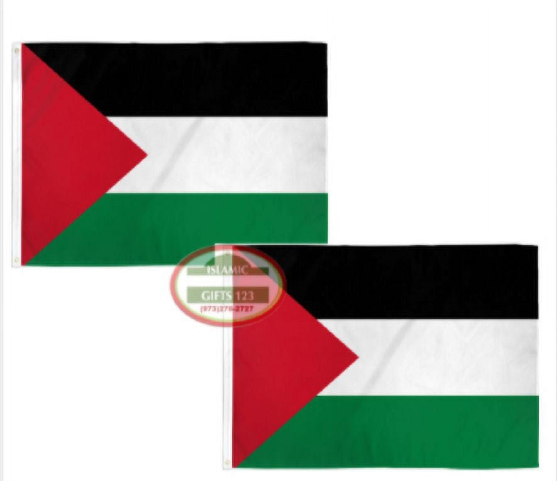 Palestine Flag 3x5[2 PACK] Palestinian Flag Aqsa Jerusalem Vivid Color ...