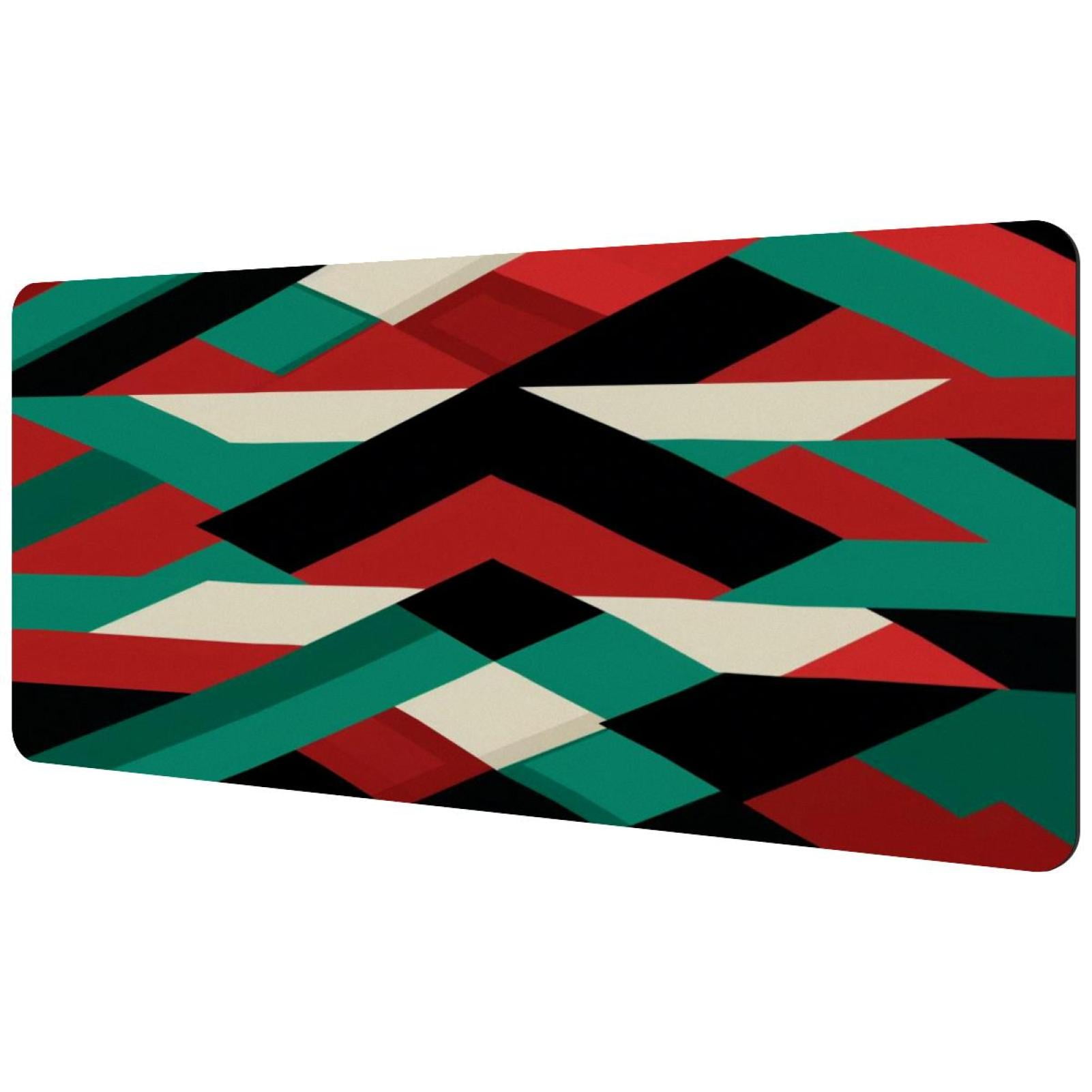 Palestine Flag Color Pattern Mouse Pad, Large Mousepad for Office Home ...