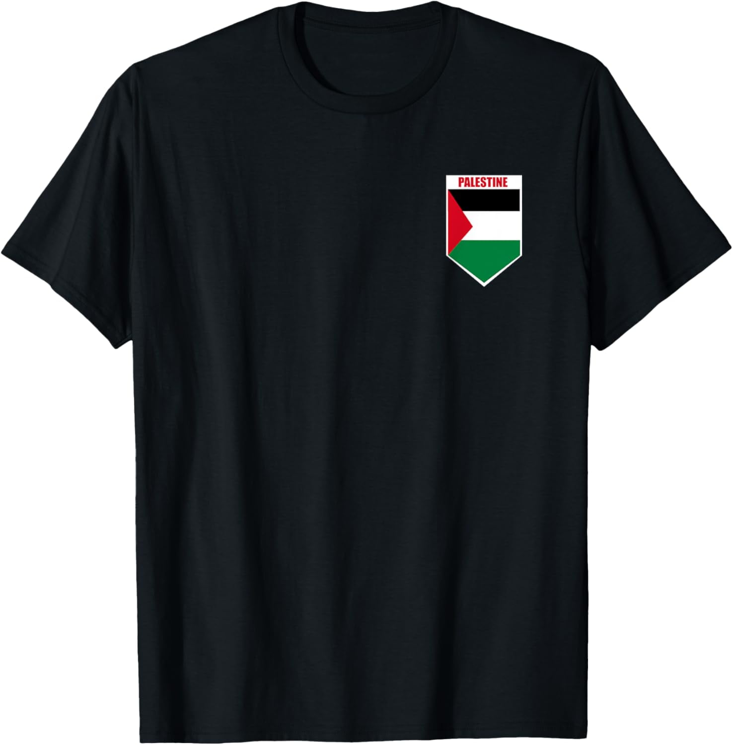 Palestine Flag Patch Banner For Palestinians T-Shirt - Walmart.com