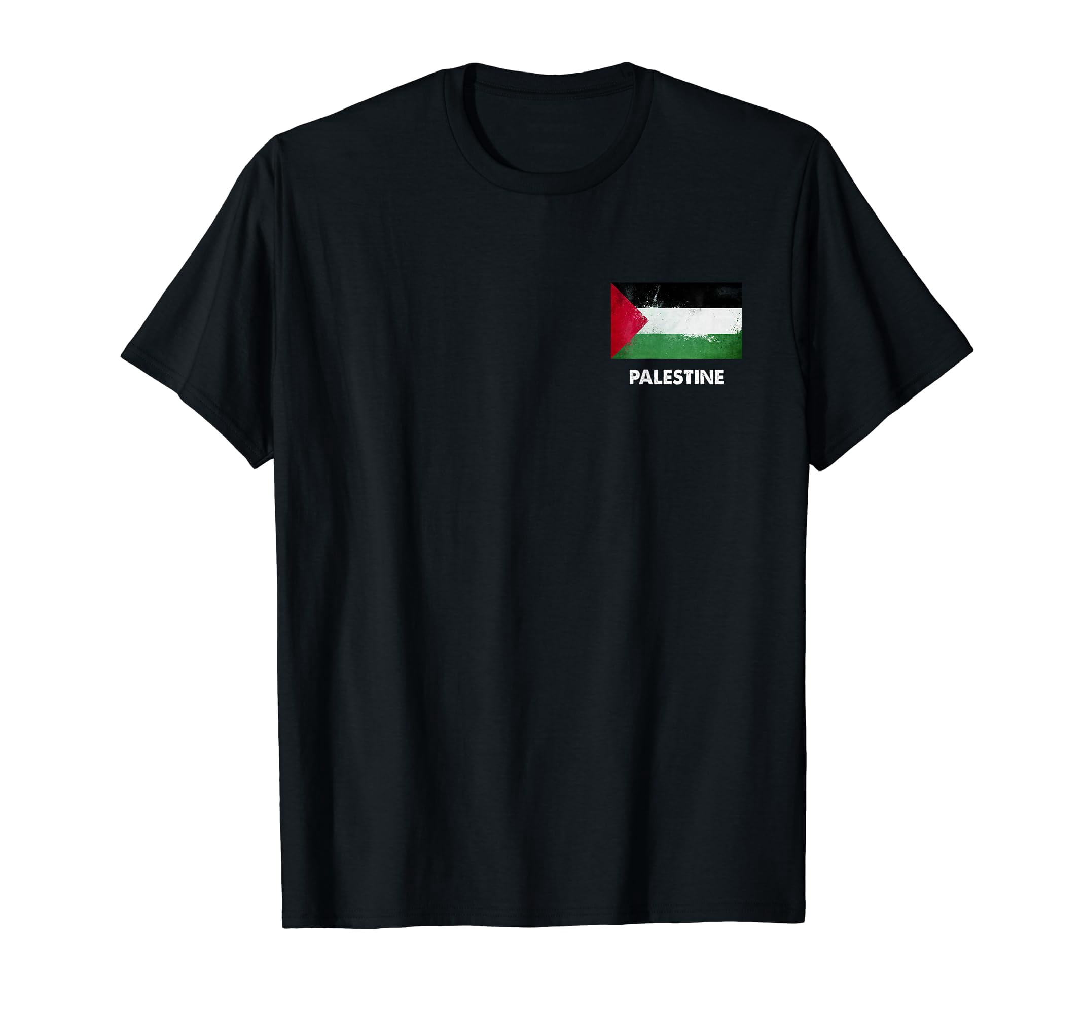 Palestine Flag Shirt | Palestinian T-Shirt Black Tee - Walmart.com