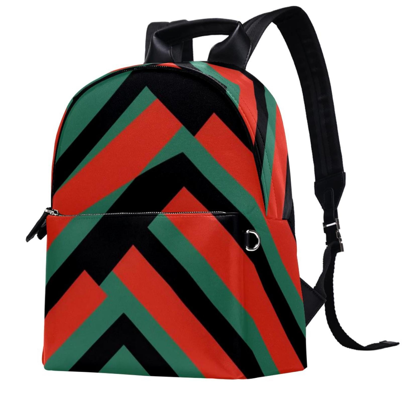 Palestine Large Capacity Leather Backpack with Adjustable Shoulder ...