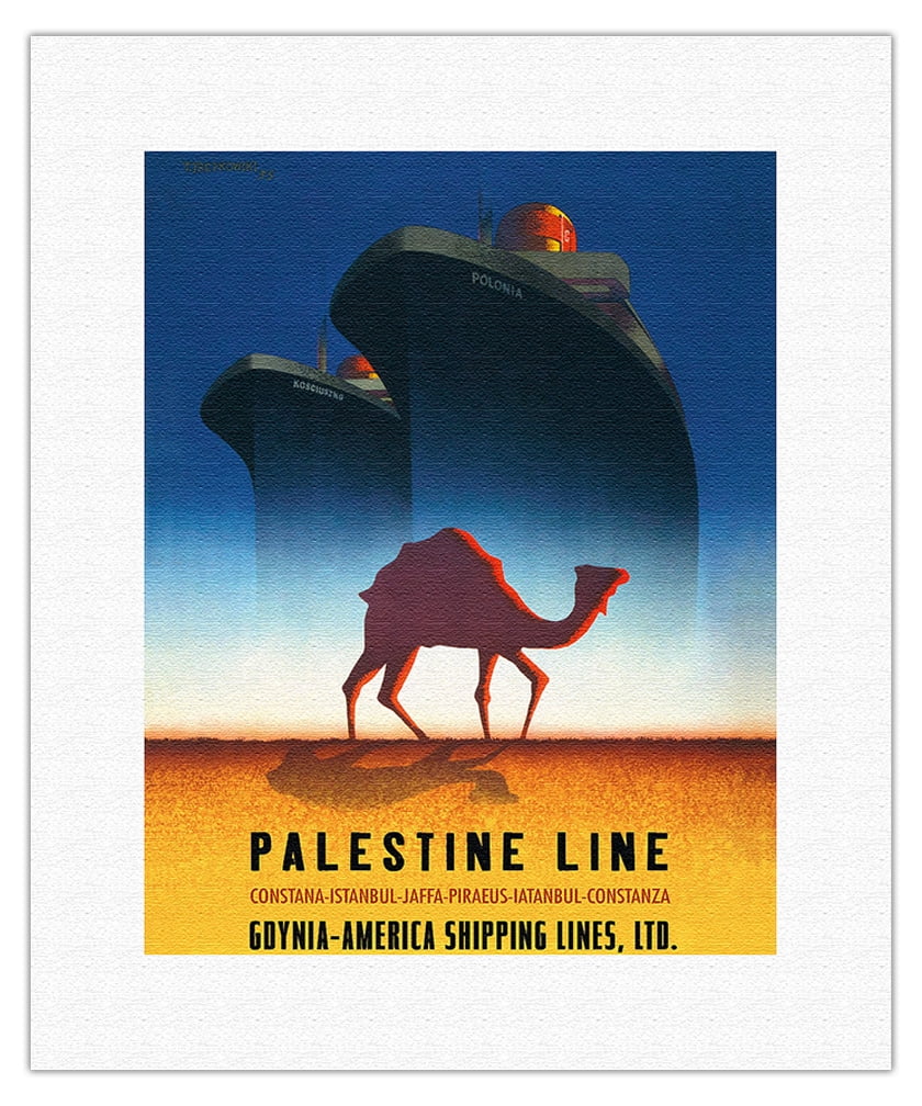 Palestine Line - Gdynia-America Shipping Lines SS Kościuszko & SS ...