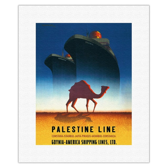Palestine Line - Gdynia-America Shipping Lines SS Kościuszko & SS ...