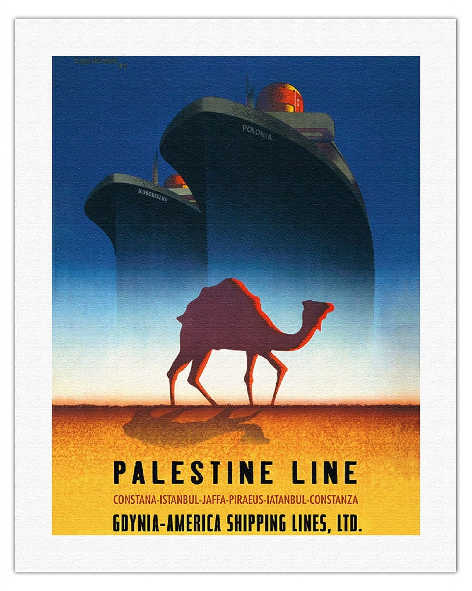 Palestine Line - Gdynia-America Shipping Lines SS Kościuszko & SS ...