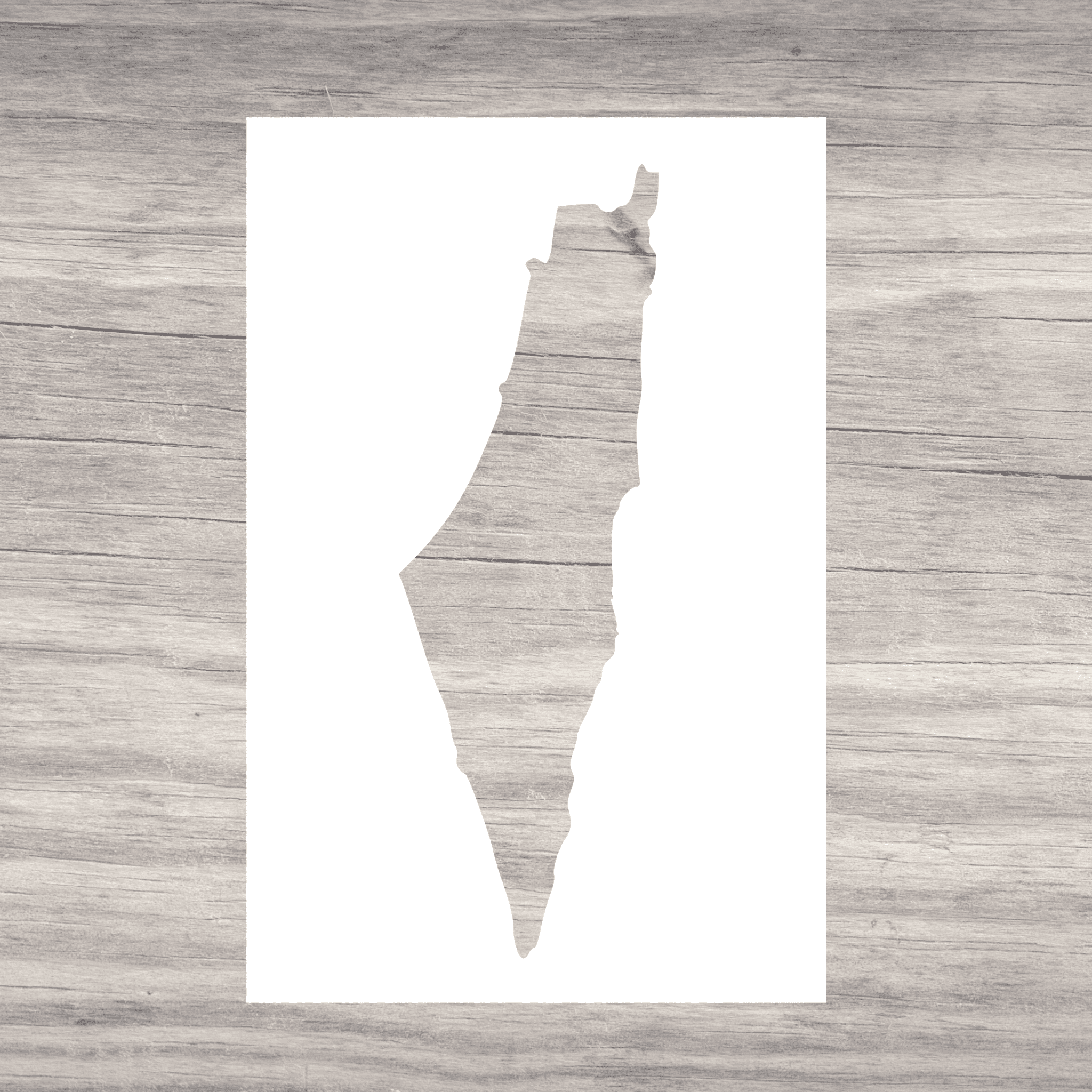 Palestine Map Stencil| Reusable Craft Stencil Of Palestine| Middle East ...