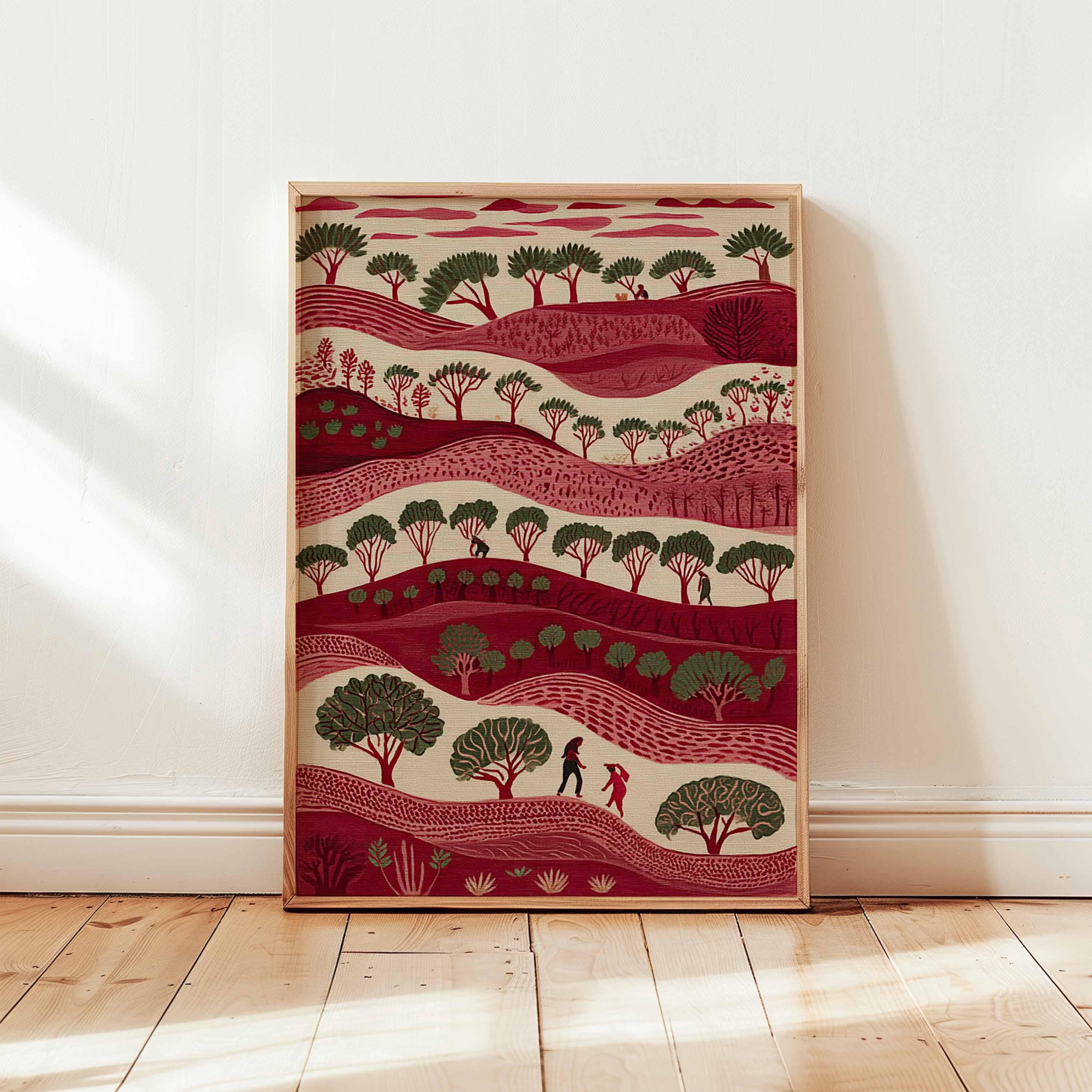 Palestine Poster, Middle East Poster, Palestinian Folk Art Print, Olive ...