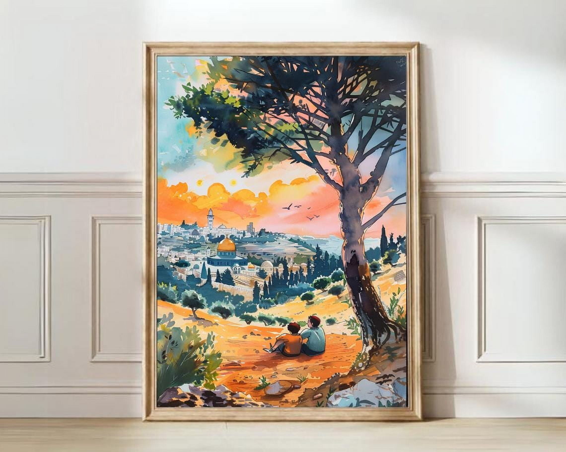 Palestine Print Palestine Illustration Palestine Poster Palestine Dome ...