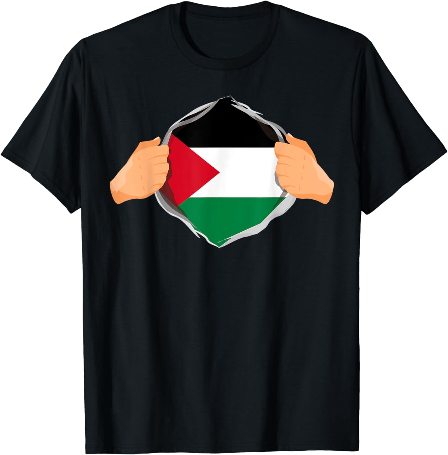 Palestine Super Hero Palestinian Heritage T-Shirt - Walmart.com