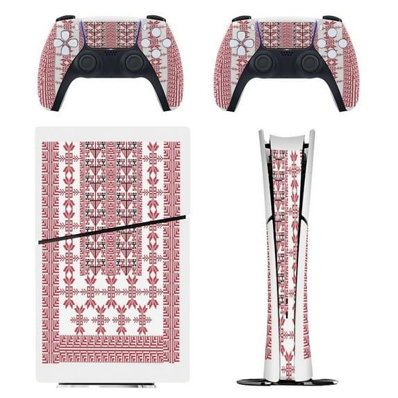 Palestinian Embroidery PS5/PS5 Pro/PS5 Slim Digital Disc Skin Sticker ...