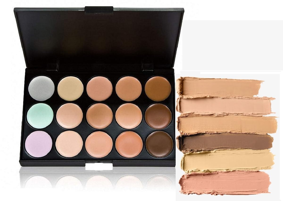 Palette Conceal Corect Contour Crease Resistance Long Lasting Oil ...