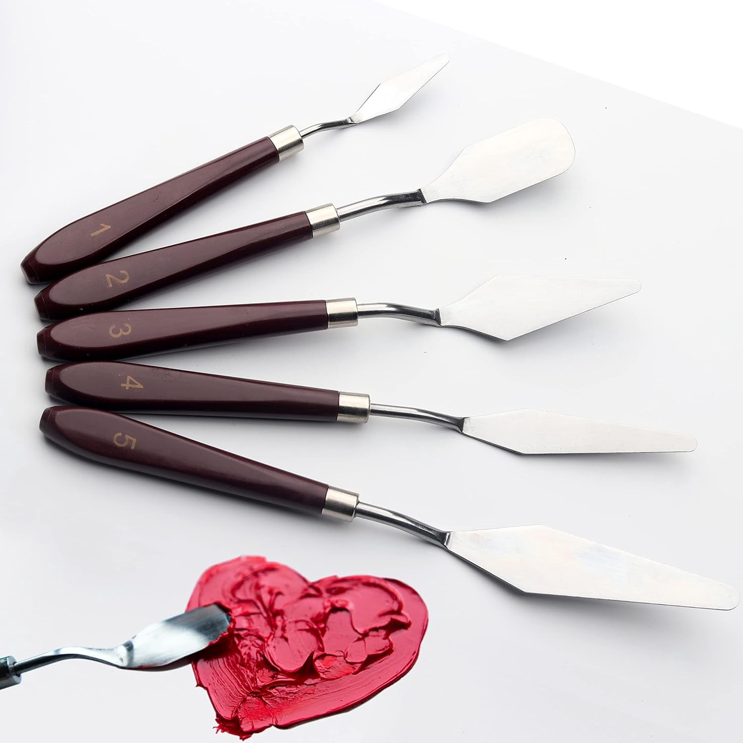 Palette knifes Painting Knife Set for Oil, Acrylic Paint,Cake ...