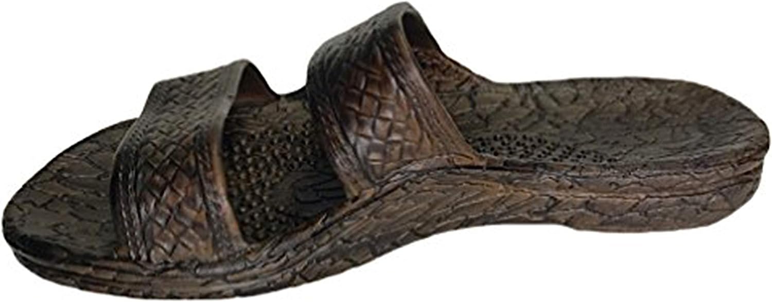 Pali Hawaii Jandals, Unisex Adult Classic Jandal Sandal, Dark Brown ...