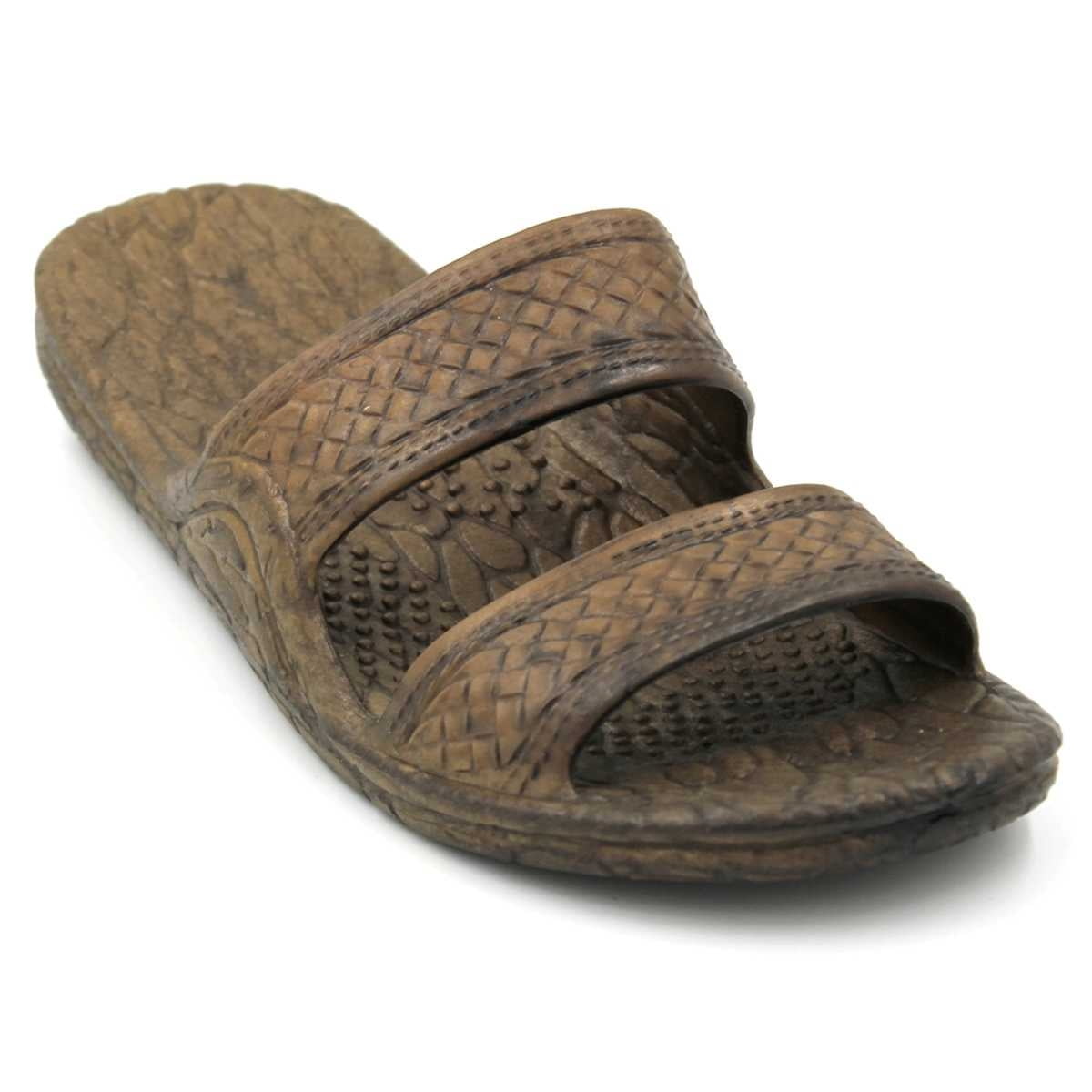 Pali Hawaii Unisex Original Jandal Sandal Dark Brown - PH-0405-LTE BRN ...