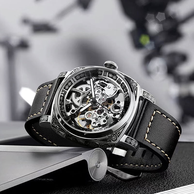 Palijack new watch fully automatic hollow mechanical watch carved ...