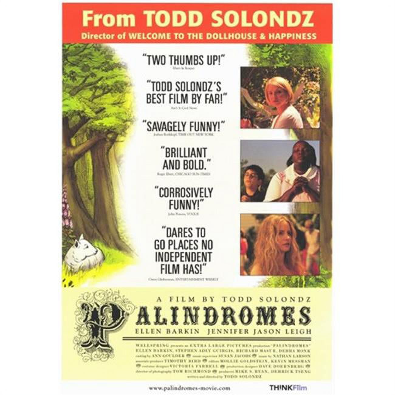 Palindromes Movie Poster - 11 x 17 in. - Walmart.com