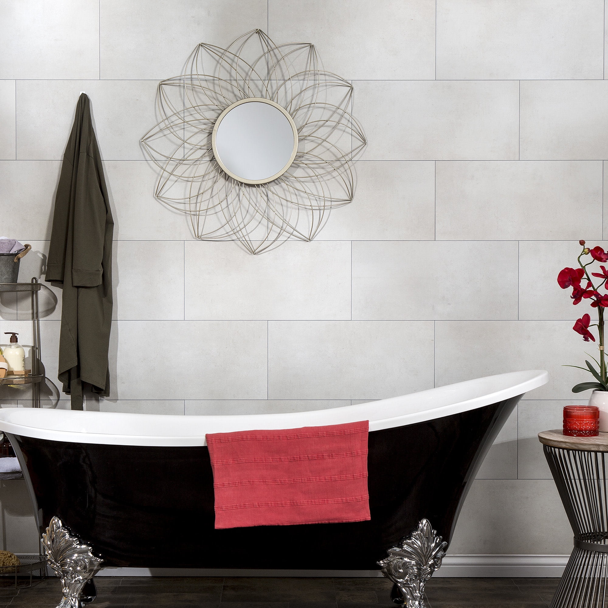 Palisade 23.2in x 11.1in Vinyl Wall Tile in Wintry Mix - Walmart.com