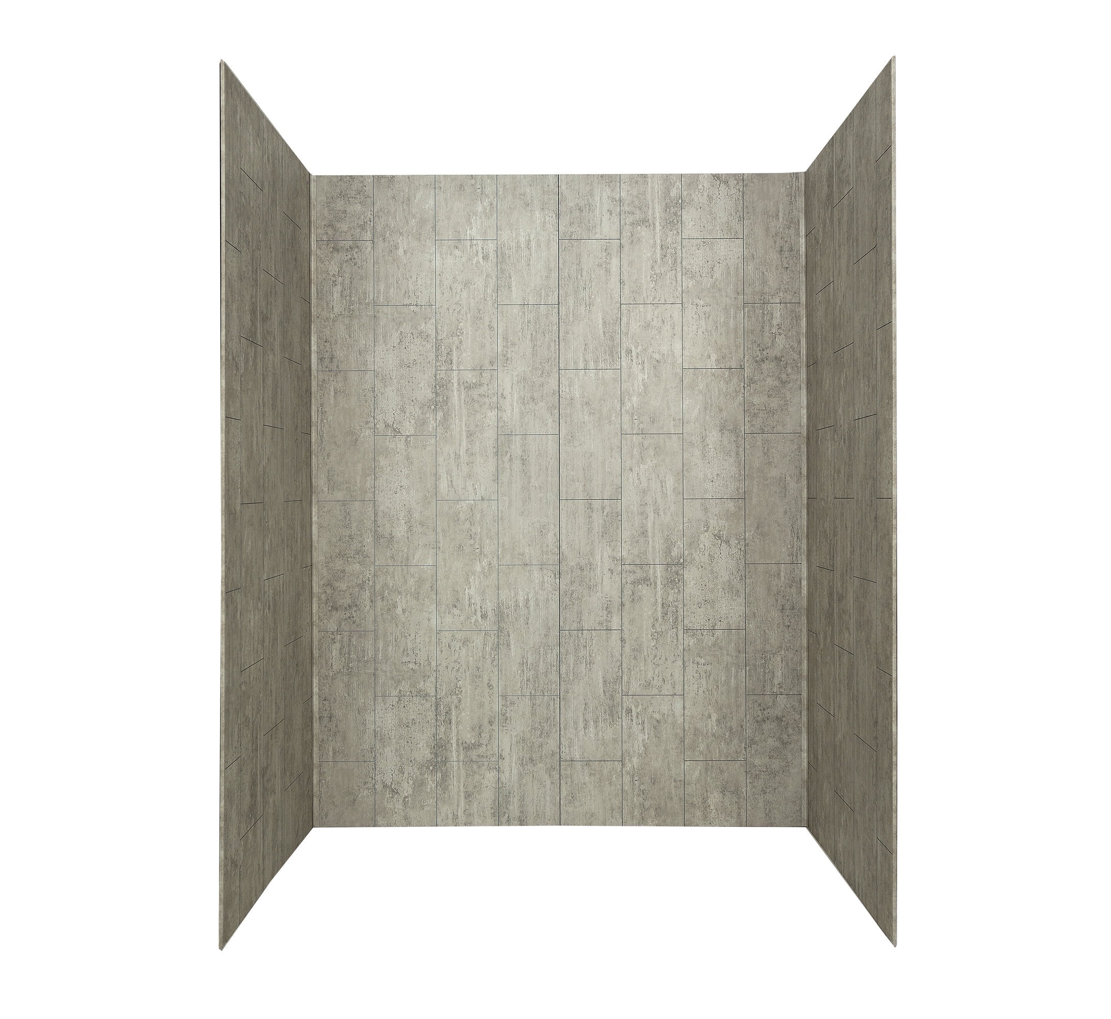 Palisade 78in x 60in x 36in Waterproof Vinyl Shower Surround Kit with ...