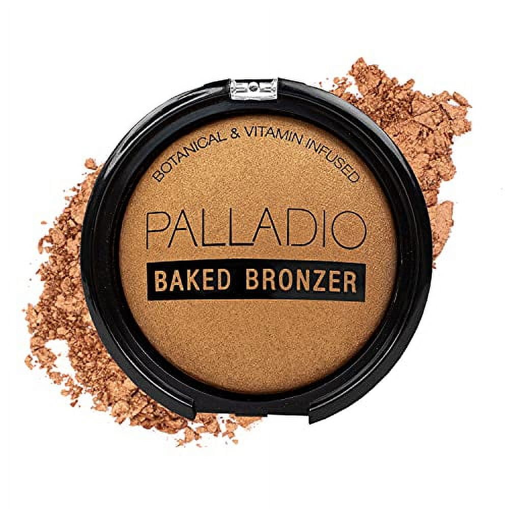 Palladio Baked Bronzer, Highly Pigmented and Easy to Blend, Shimmery ...