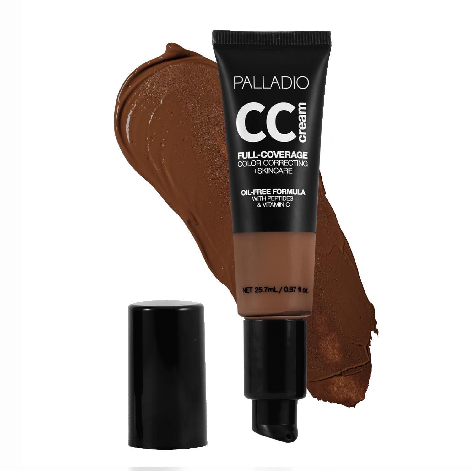 Palladio Full-Coverage Color Correction CC Cream, Oil-Free with ...