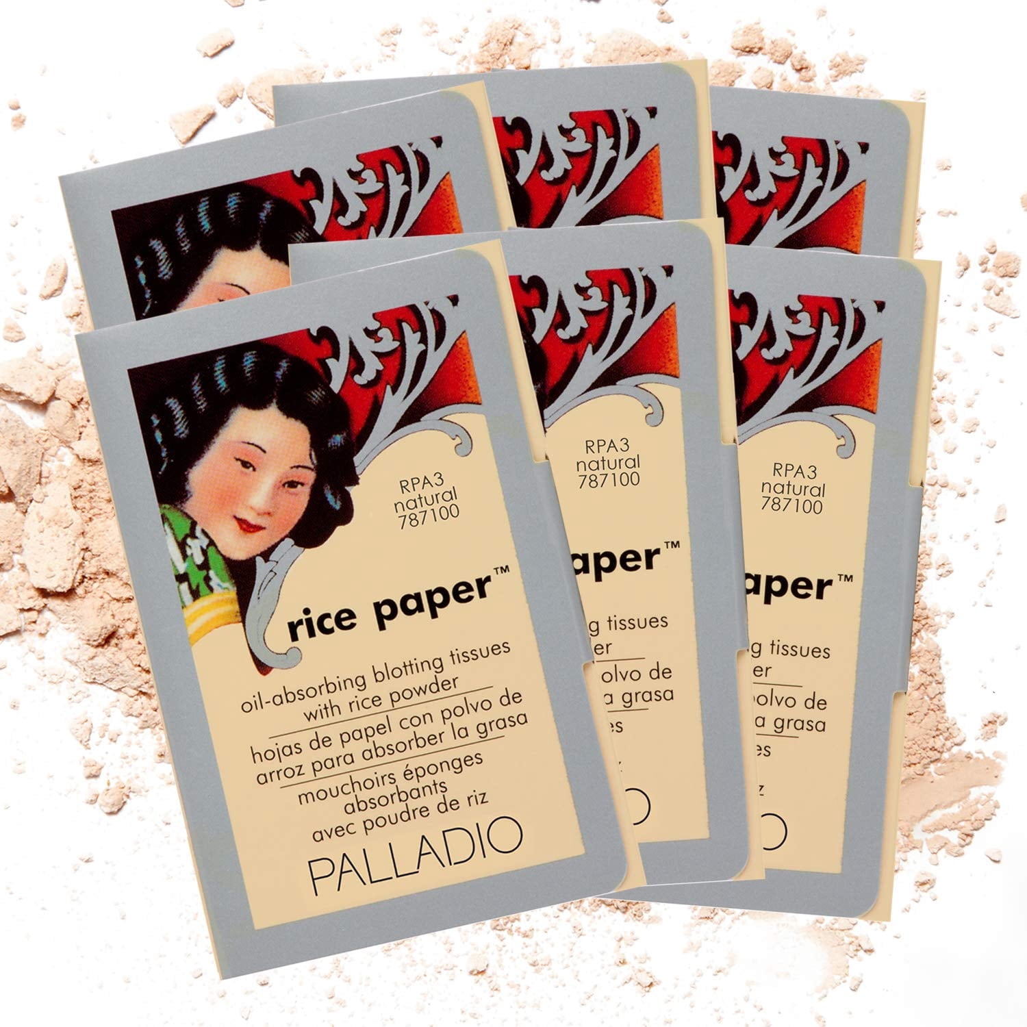 Palladio Rice Paper Blotting Sheets, Oil Absorbing Tissues with Rice ...