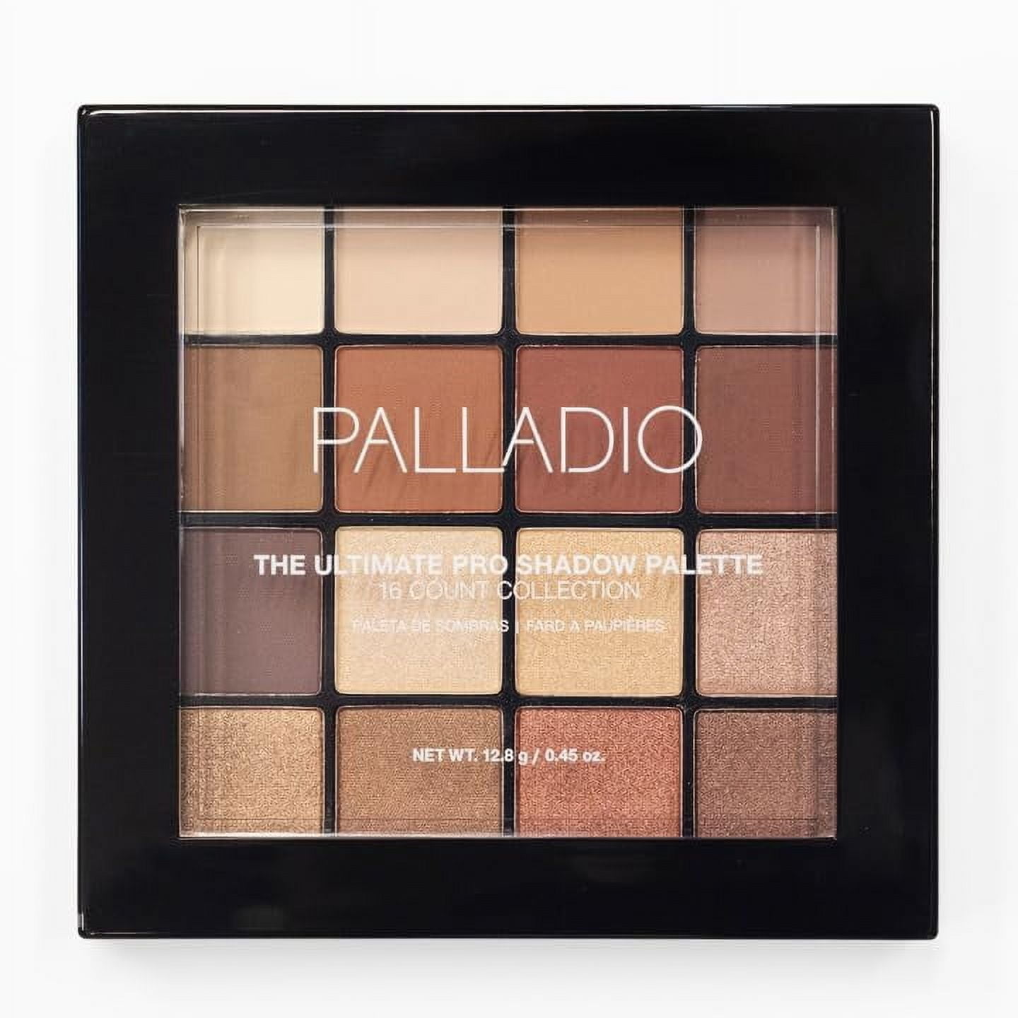 Palladio Ultimate Pro Eyeshadow Makeup Palette, 16 High-Pigmented ...