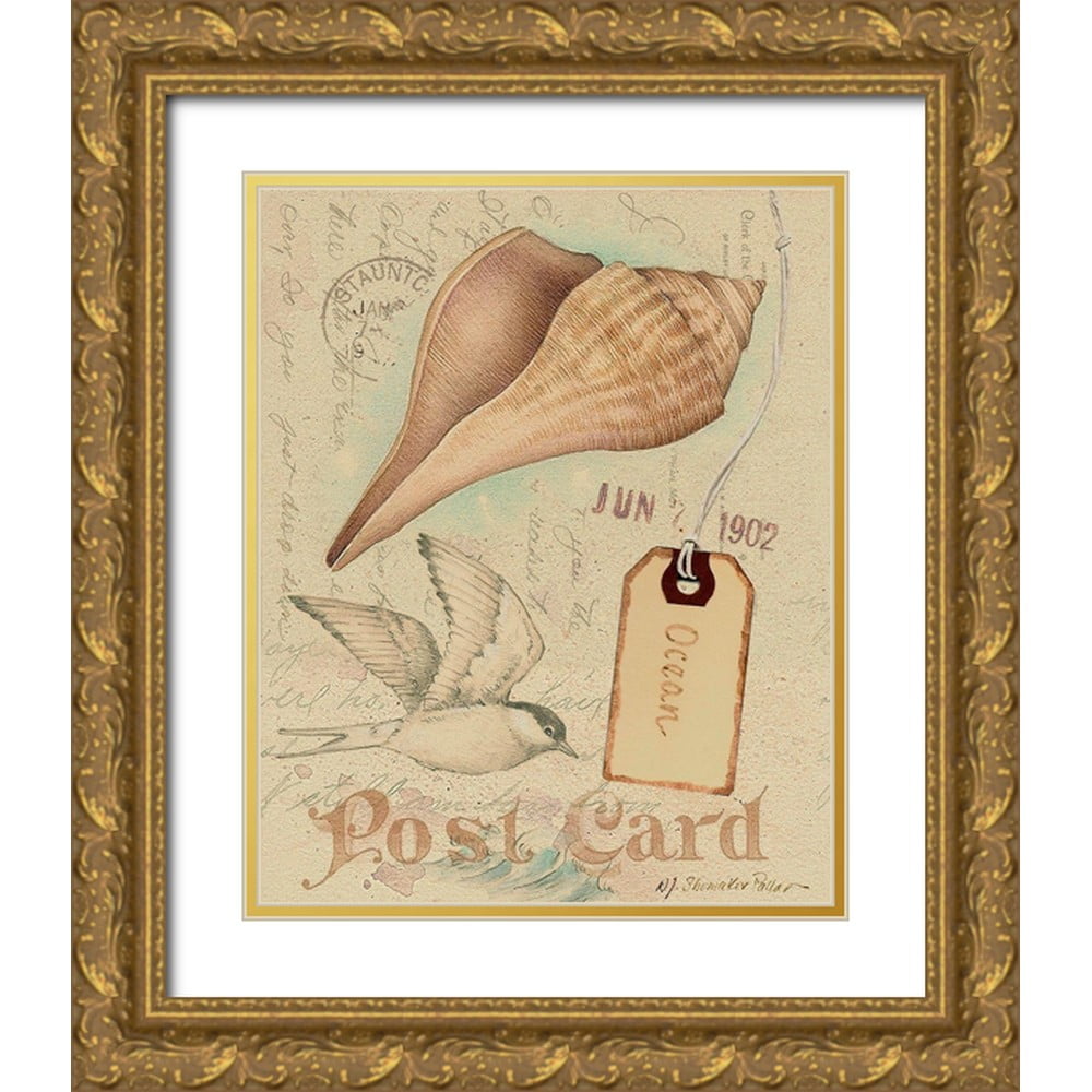 Pallan, Nancy S. 15x18 Gold Ornate Wood Framed with Double Matting ...