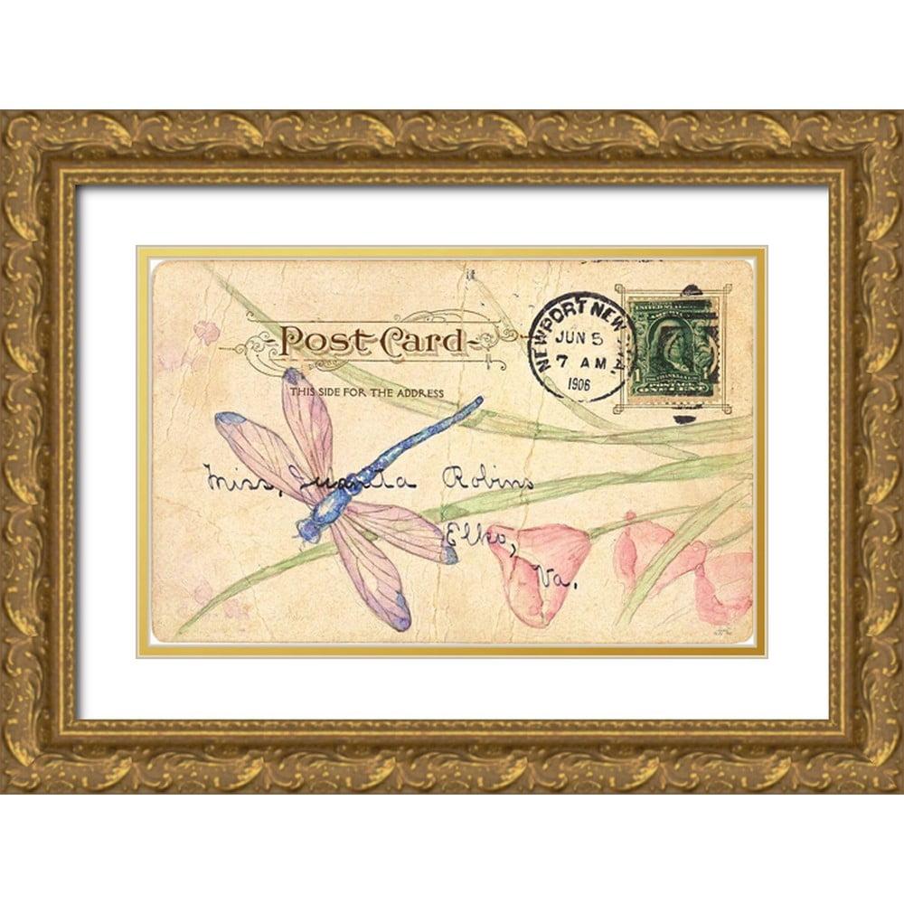 Pallan, Nancy S. 18x13 Gold Ornate Wood Framed with Double Matting ...