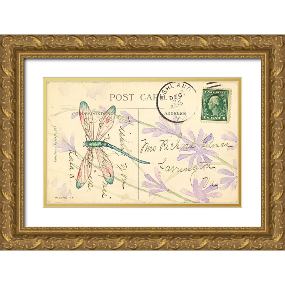 Pallan, Nancy S. 32x22 Gold Ornate Wood Framed with Double Matting ...