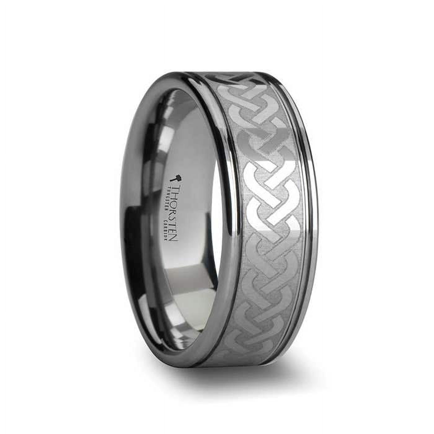 Pallas Celtic Knot Laser Engraved Tungsten Wedding Ring - Walmart.com