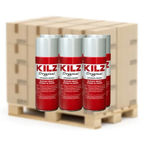 Pallet (1200 ct) of 13 oz Kilz 10004 White Original Aerosol Interior ...