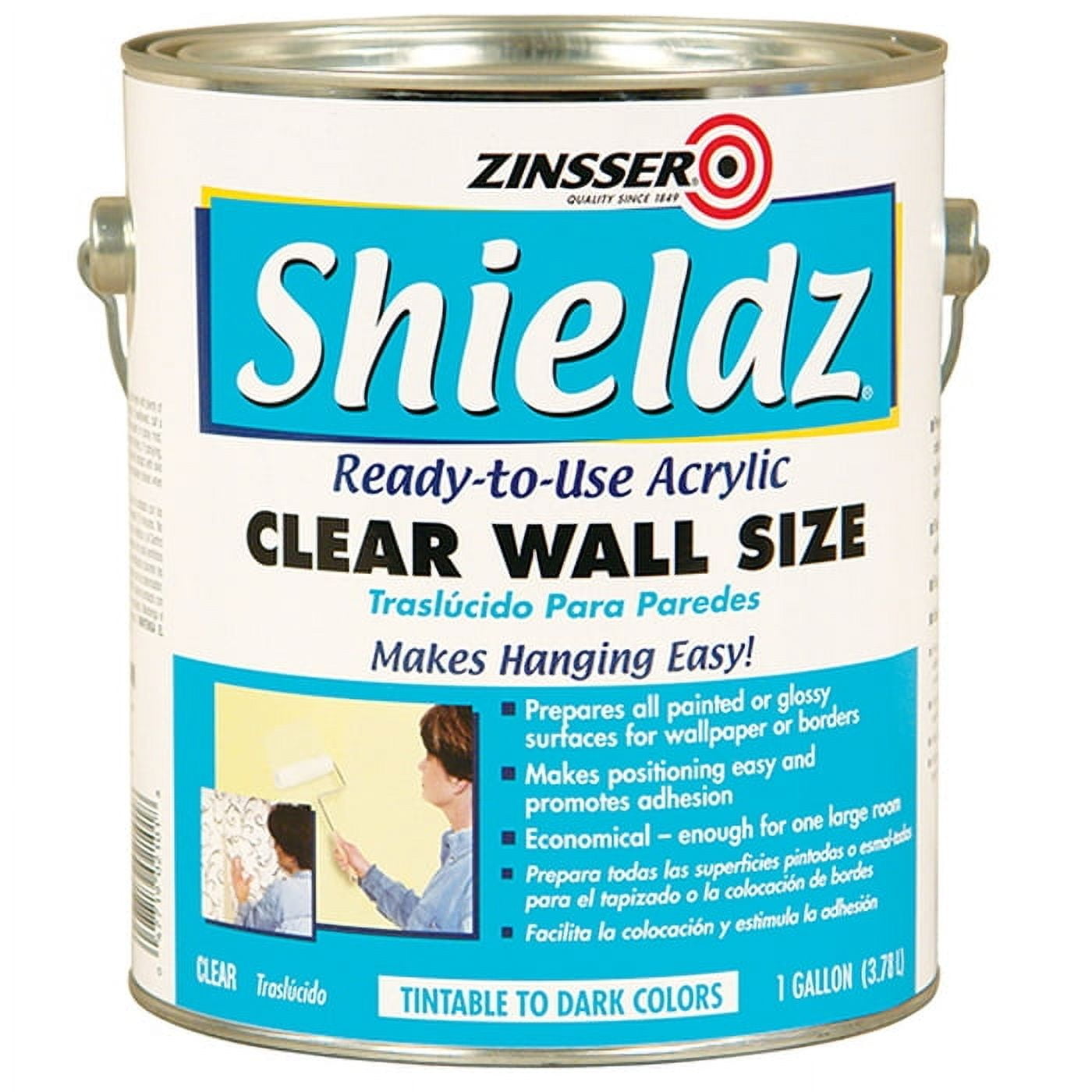 Pallet (180 ct) of 1 gal Zinsser 2101 Clear Shieldz Water-Based Acrylic ...