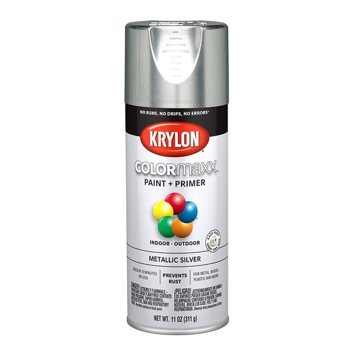 Pallet (936 ct) of 12 oz Krylon K05590007 COLORmaxx Silver Paint ...