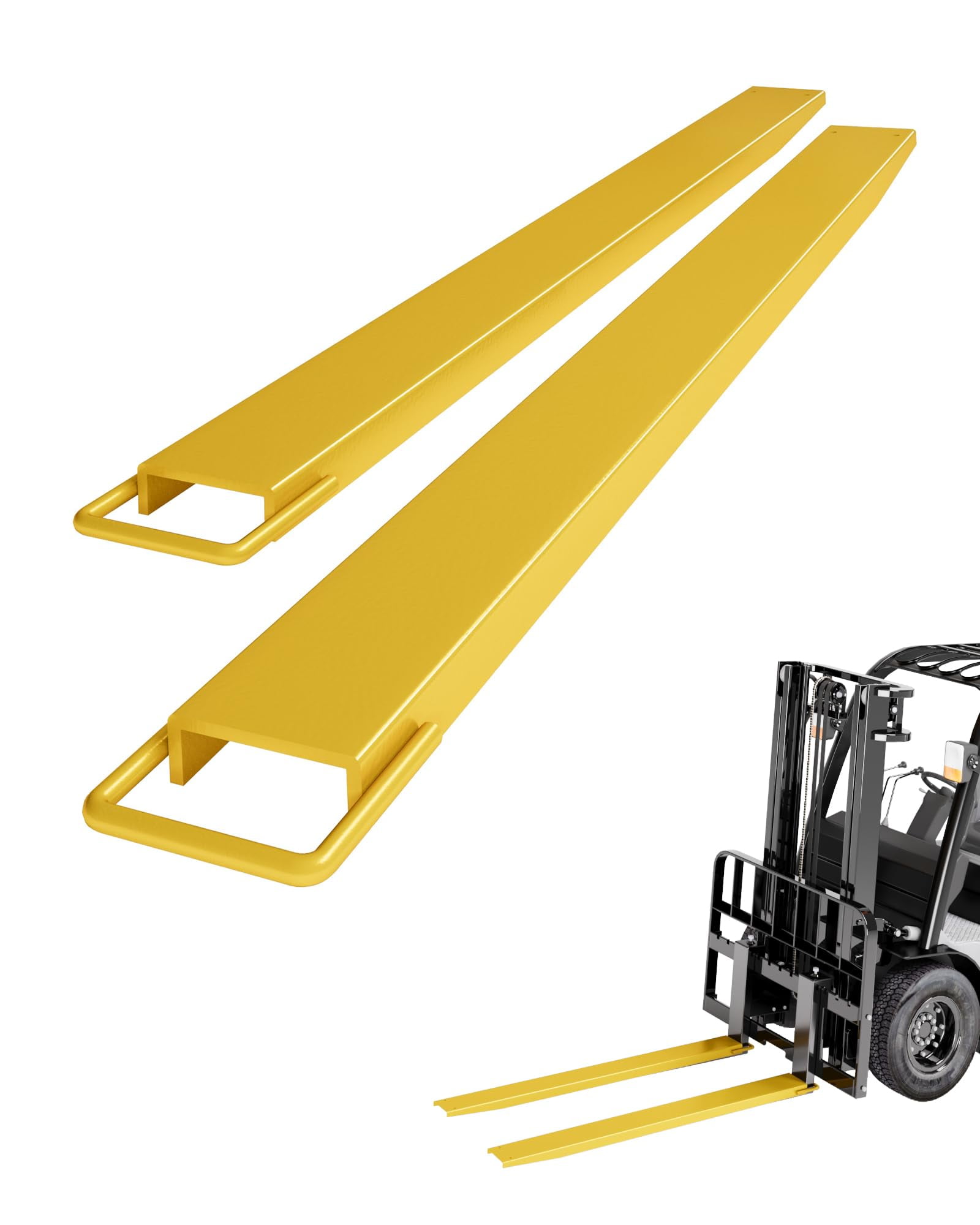 Pallet Fork Extension,[ 5.5" Width],[Heavy Duty Forklift Extensions ...