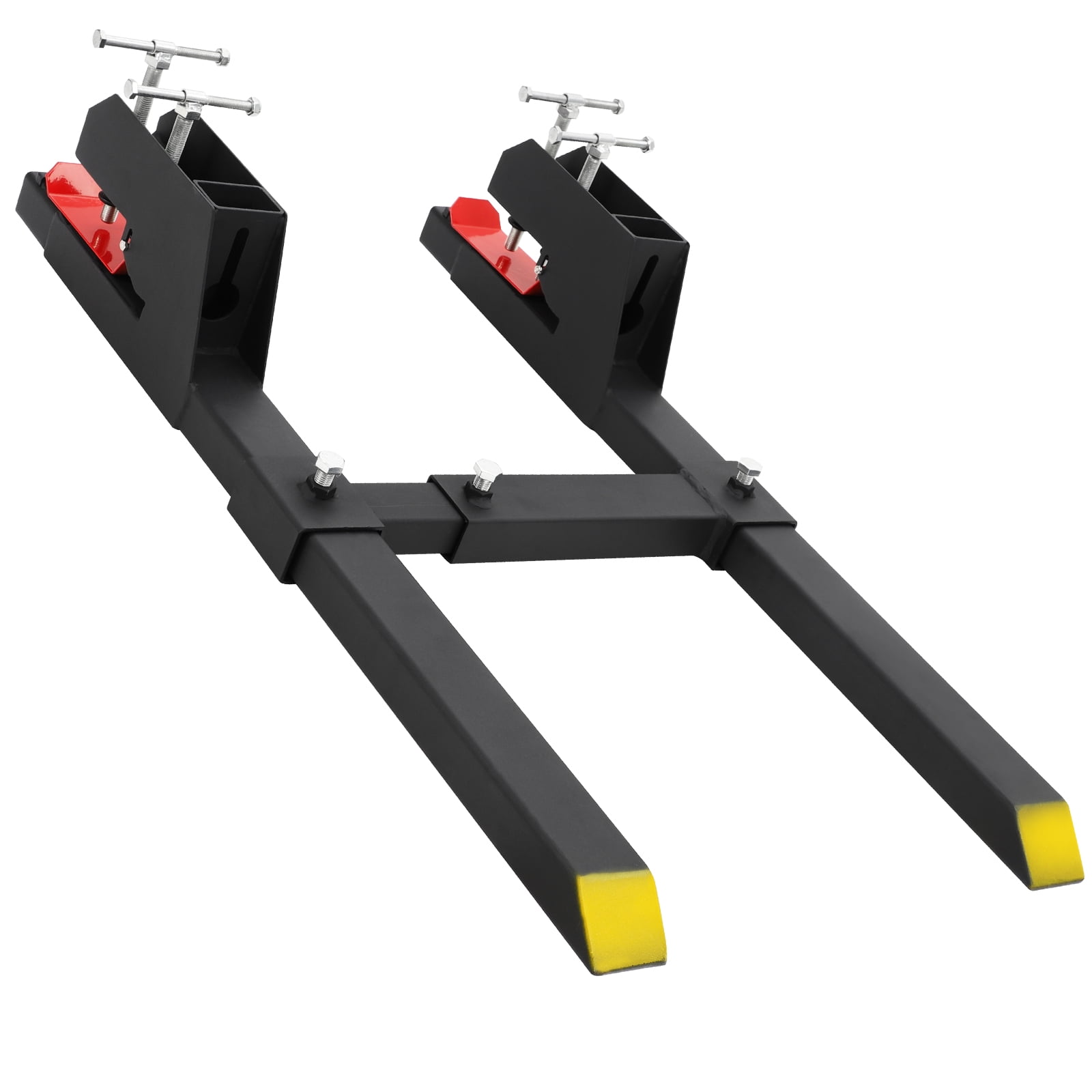 Pallet Forks Max with Adjustable Stabilizer Bar and Anti-Slip Tongue ...