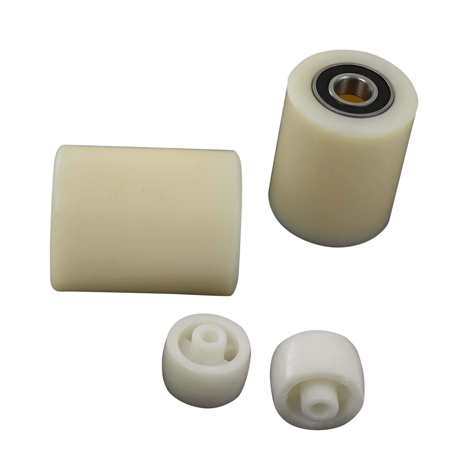 Pallet Jack/Truck Load Wheels 3"x3.75" with Bearings ID 20mm Nylon ...