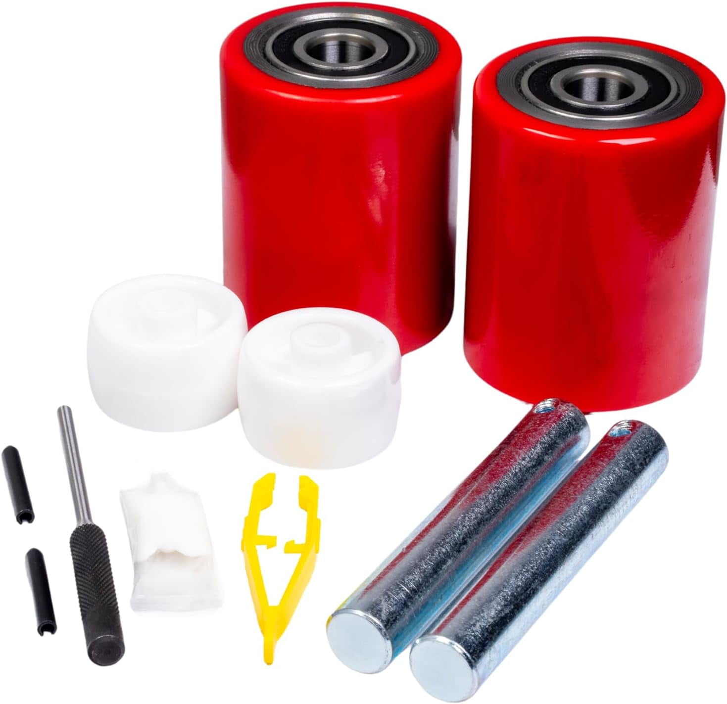 Pallet Jack/Truck Load Wheels Full Set with Axles and Entry Exit Roller ...