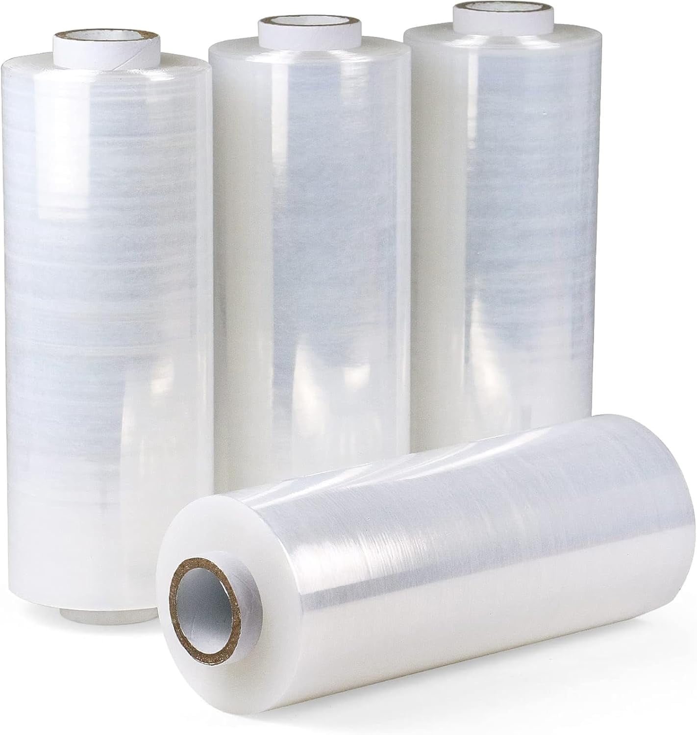 Pallet Packing Plastic Wrap, Cast Machine Stretch Film Roll, Clear, 19. ...