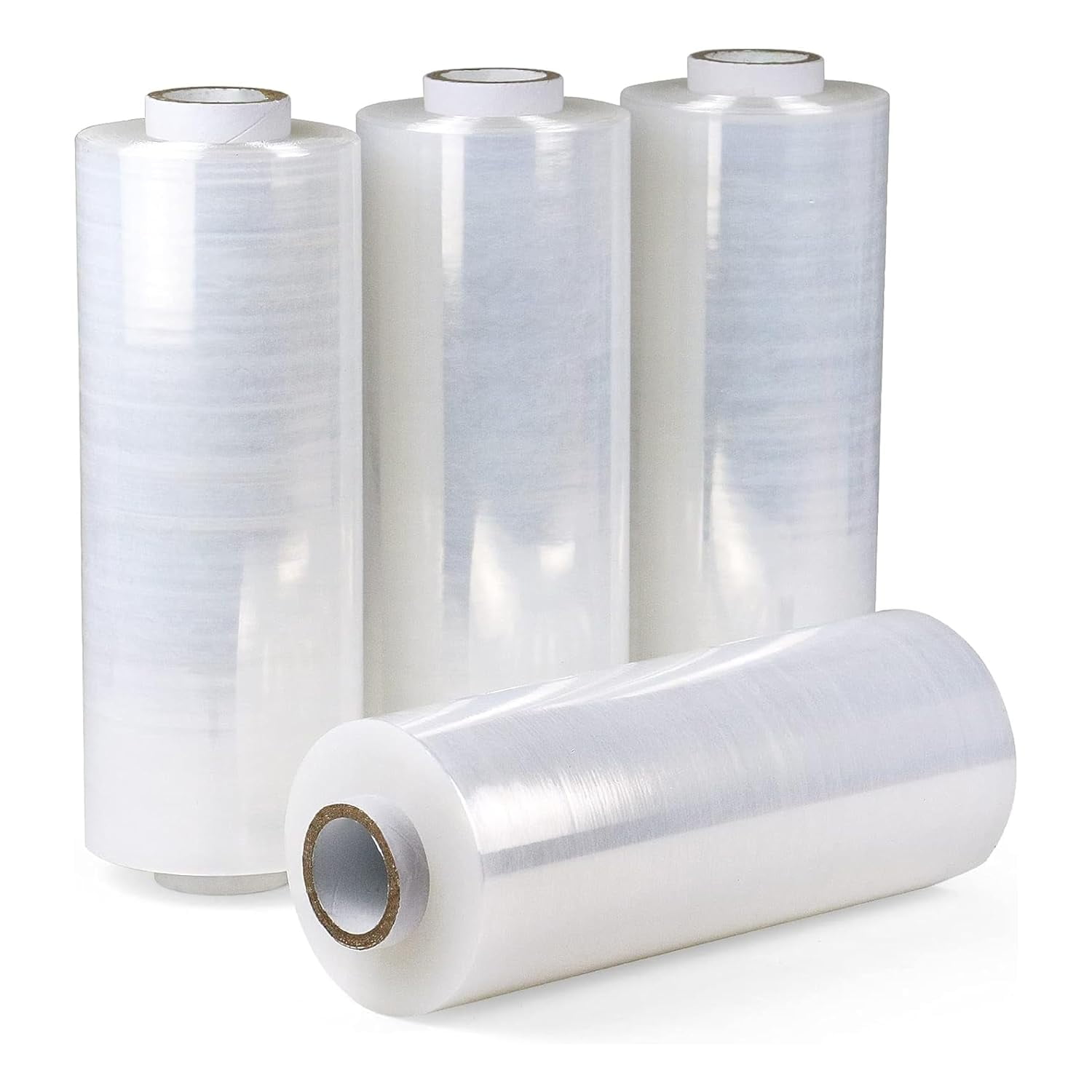 Pallet Packing Plastic Wrap, Cast Machine Stretch Film Roll, Clear, 19. ...