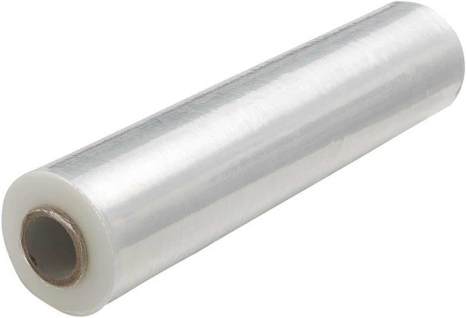 Pallet Packing Plastic Wrap, Cast Machine Stretch Film Roll, Clear, 19. ...