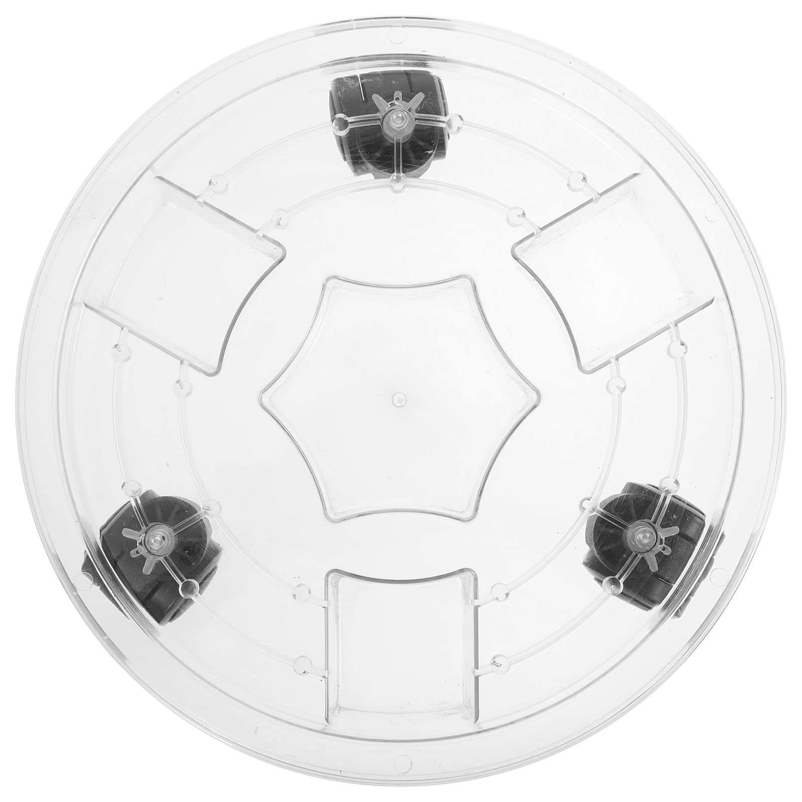 Pallet Universal Wheel Planting Tray Flowerpot Stand with Wheels under ...