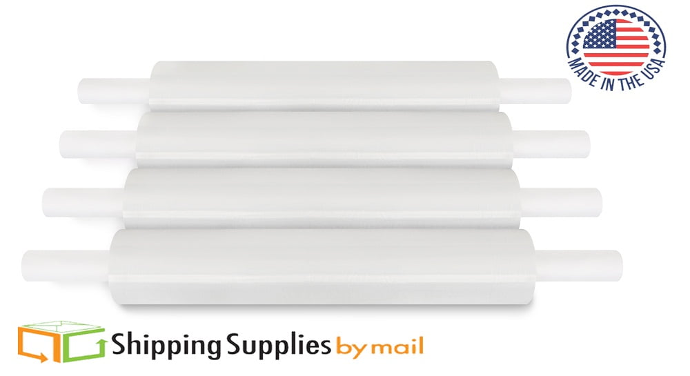 Pallet Wrap Extended Core Stretch Film w/ Pre-attached Handle 10" x ...