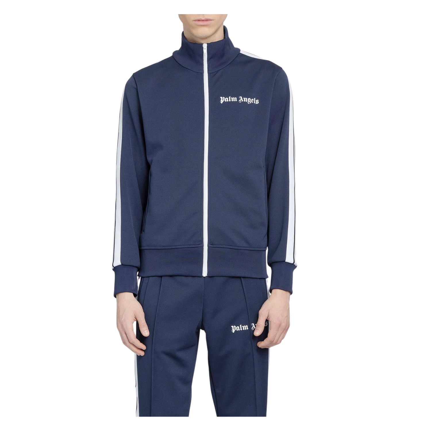 Palm Angels Track Jacket Navy Blue/White/Black SS22 - Walmart.com